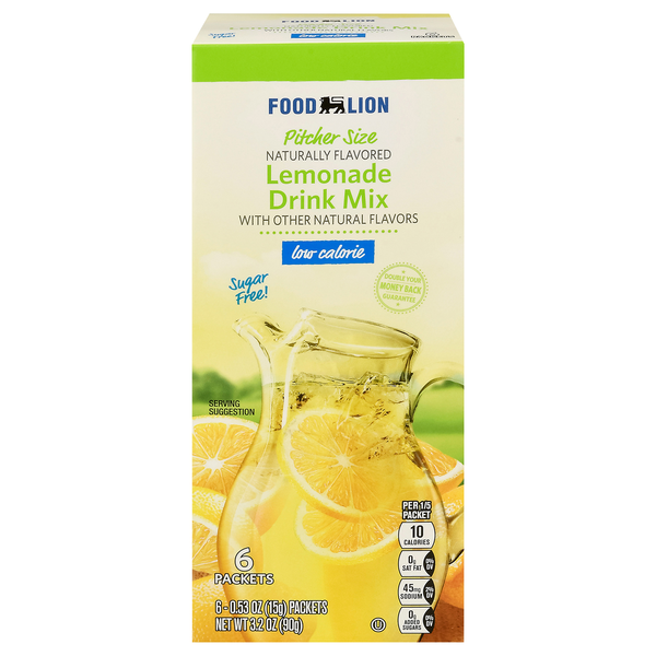 Save on Food Lion Sugar Free Lemonade Drink Mix - 6 ct Order Online ...