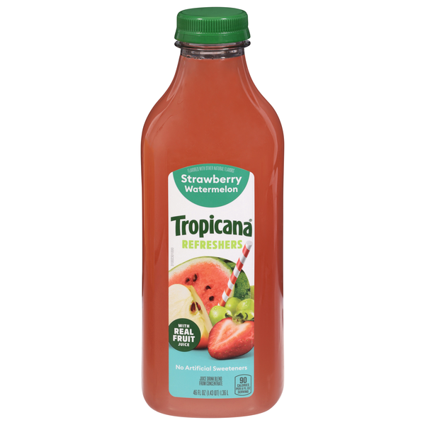 Save on Tropicana Refreshers Strawberry Watermelon Juice Drink Blend ...