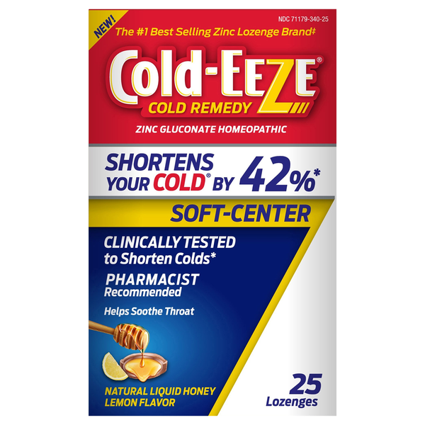 Save on Cold-Eeze Cold Remedy Honey Lemon Flavor Soft-Center Lozenges ...