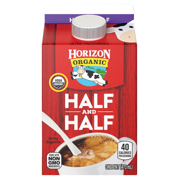 Save on Horizon Organic Half & Half Cream Order Online Delivery | Giant