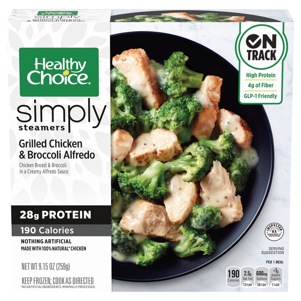 Save on Healthy Choice Simply Steamers Grilled Chicken & Broc. Alfredo ...