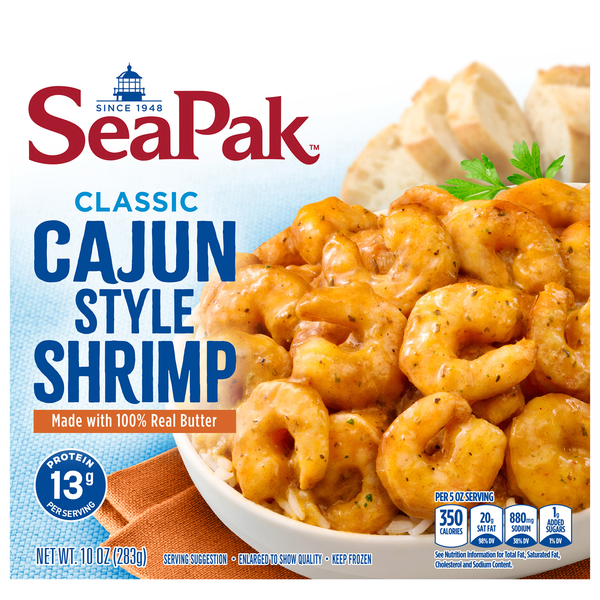 Save on SeaPak Classic Cajun Style Shrimp Frozen Order Online Delivery | Food Lion
