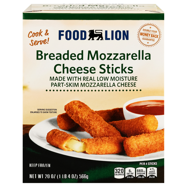 Frozen Mozzarella Sticks - Order Online & Save | Food Lion