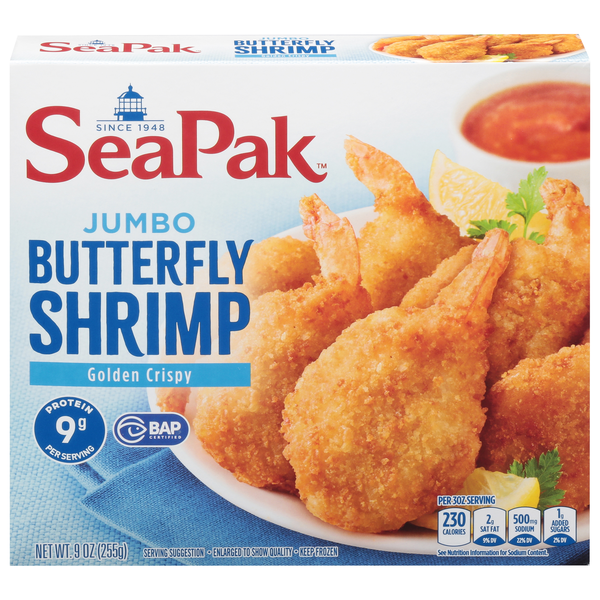Save on SeaPak Jumbo Butterfly Shrimp Frozen Order Online Delivery ...