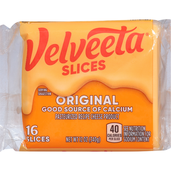 Save on Velveeta Original Cheese Slices - 16 ct Order Online Delivery ...