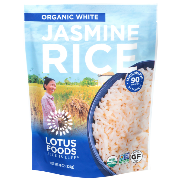 Save on Lotus Foods 90 Second Microwave Organic While Jasmine Rice ...