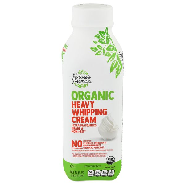 Save on Nature's Promise Organic Heavy Whipping Cream Order Online ...