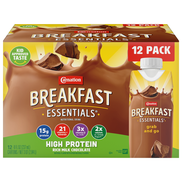 Save on Carnation Breakfast Essentials High Protein Milk Chocolate ...