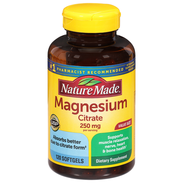 Save on Nature Made Magnesium Citrate 250 mg Softgels Order Online ...