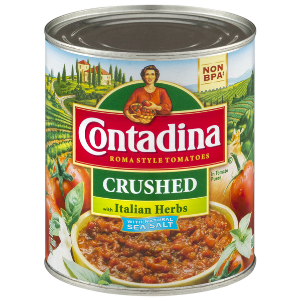 Save on Contadina Tomatoes Crushed with Italian Herbs Order Online ...
