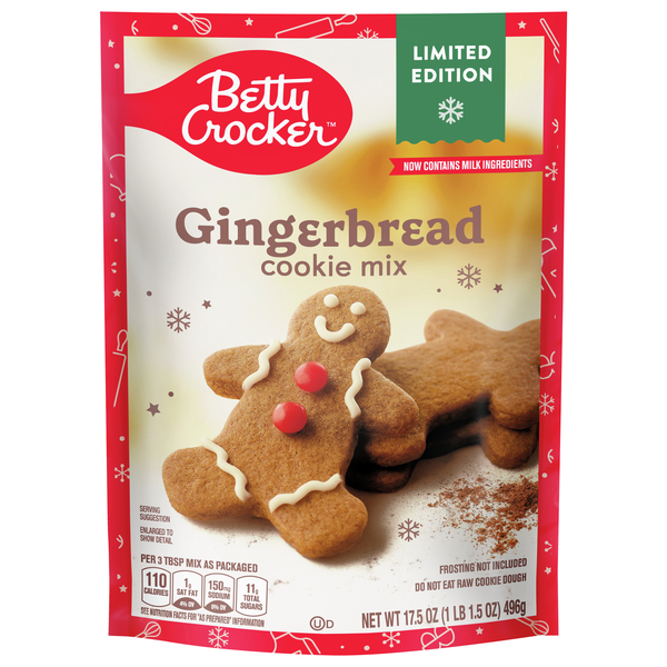 Save on Betty Crocker Limited Edition Gingerbread Cookie Mix Order ...