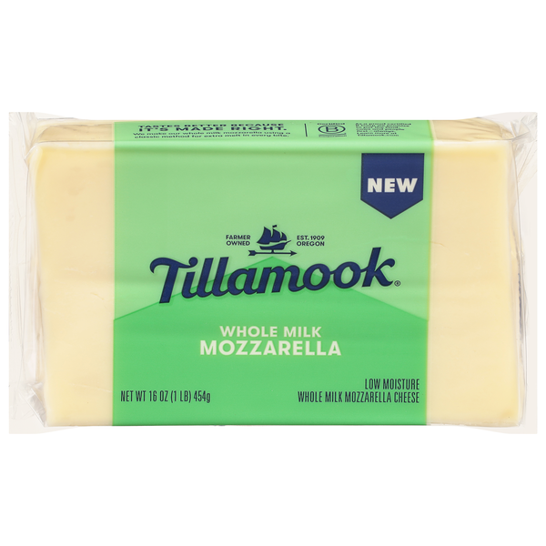 Save on Tillamook Whole Milk Mozzarella Cheese Block Order Online ... Save on Tillamook Whole Milk Mozzarella Cheese Block Order Online ...