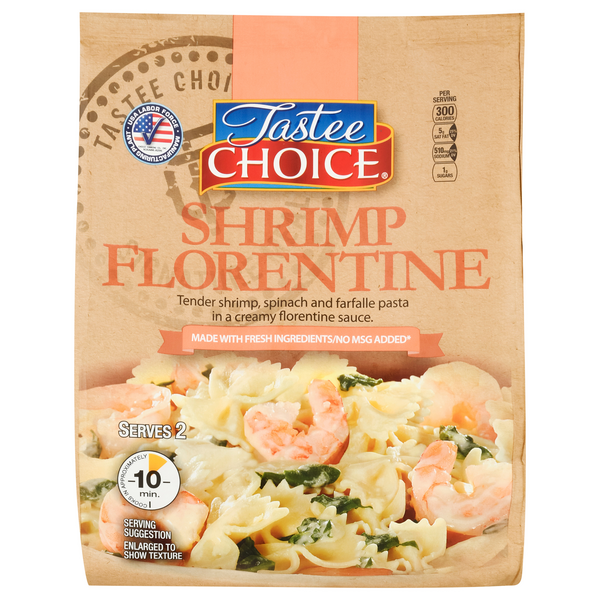 Save on Tastee Choice Shrimp Florentine Frozen Skillet Meal Order ...
