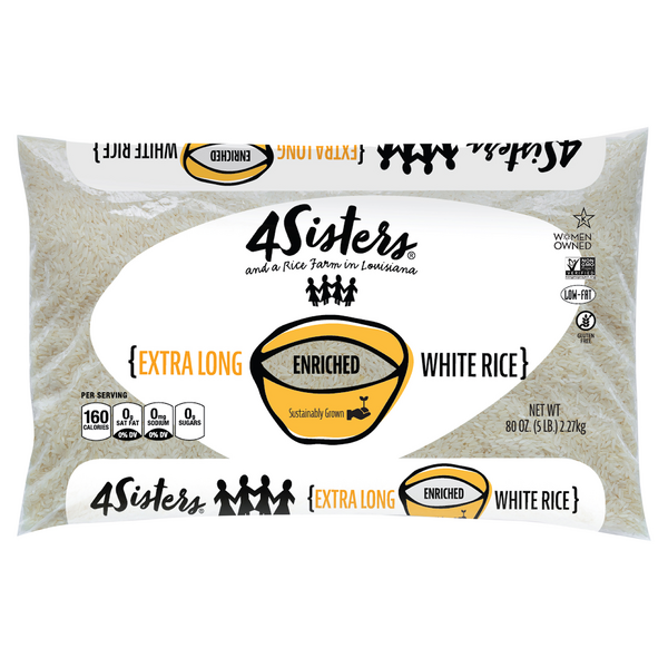 Save on 4 Sisters Extra Long Enriched White Rice Order Online Delivery ...