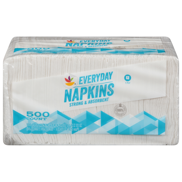 Save on Giant Everyday 1-Ply White Napkins Order Online Delivery | Giant
