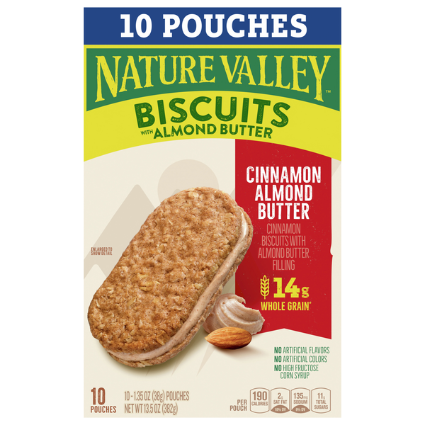 Save on Nature Valley Cinnamon Almond Butter Biscuits - 10 ct Order ...