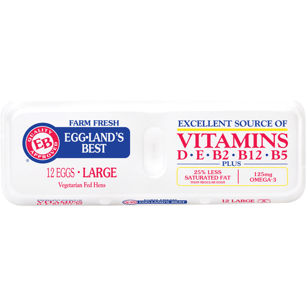 Save on Eggland's Best Vegetarian Fed Large White Eggs Order Online ...