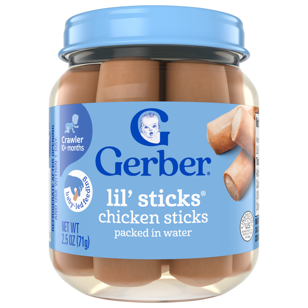 Save on Gerber Mealtime 3rd Baby Food Lil' Chicken Sticks Order Online ... Save on Gerber Mealtime 3rd Baby Food Lil' Chicken Sticks Order Online ...