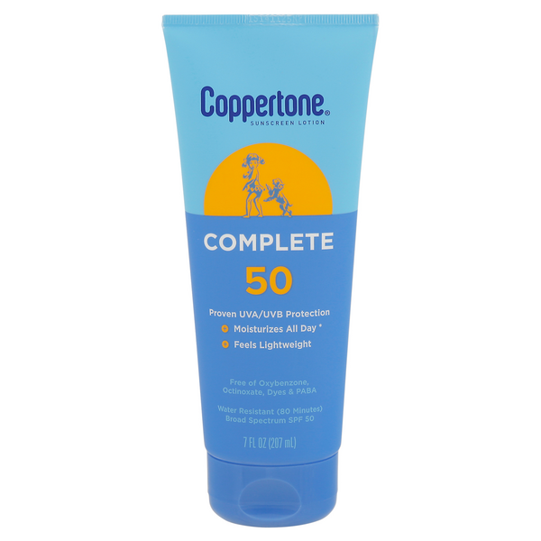 Save on Coppertone Complete Sunscreen Lotion SPF 50 Order Online ... Save on Coppertone Complete Sunscreen Lotion SPF 50 Order Online ...