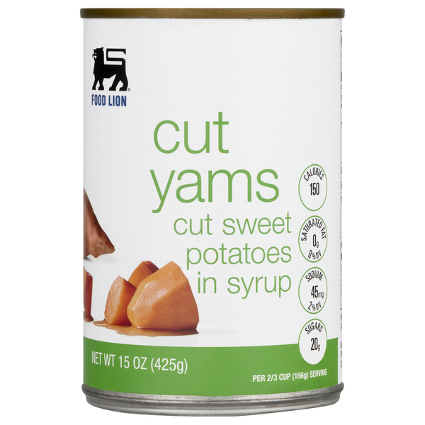 Save on Food Lion Cut Yams Sweet Potatoes in Syrup Order Online ...