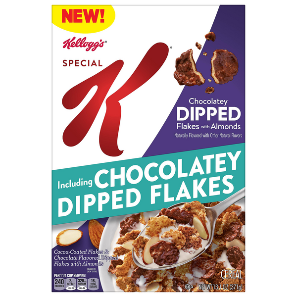 Save On Special K Breakfast Cereal Chocolately Dipped Flakes With Almonds Order Online Delivery
