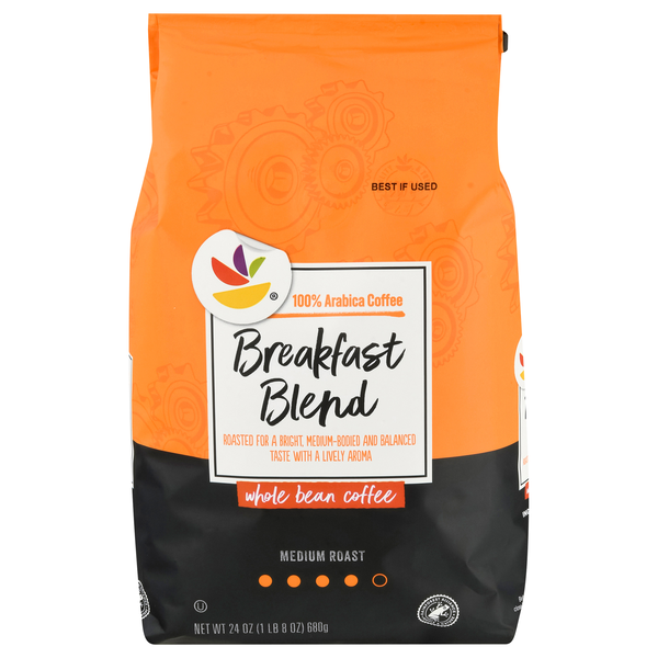 Save on Our Brand Breakfast Blend Medium Roast Whole Bean Coffee Order Online Delivery | GIANT