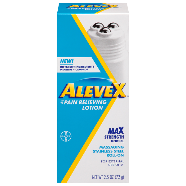 Save on AleveX Pain Relieving Roll On Lotion Max Strength Order Online ...