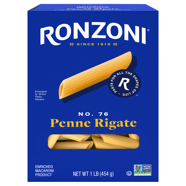 Save on Ronzoni Penne Rigate Pasta Order Online Delivery | Food Lion