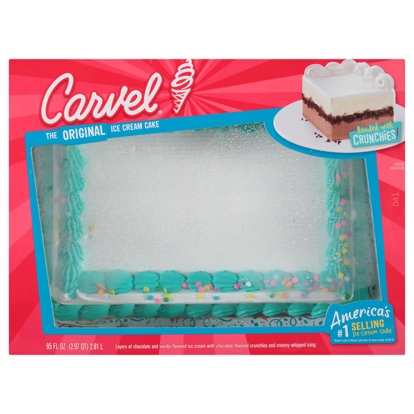 Save on Carvel Original Chocolate & Vanilla Ice Cream Cake with ...