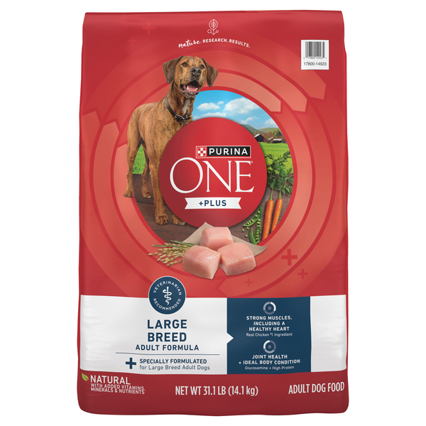 Save on Purina ONE +Plus Large Breed Chicken Adult Dry Dog Food Order Online Delivery | Giant