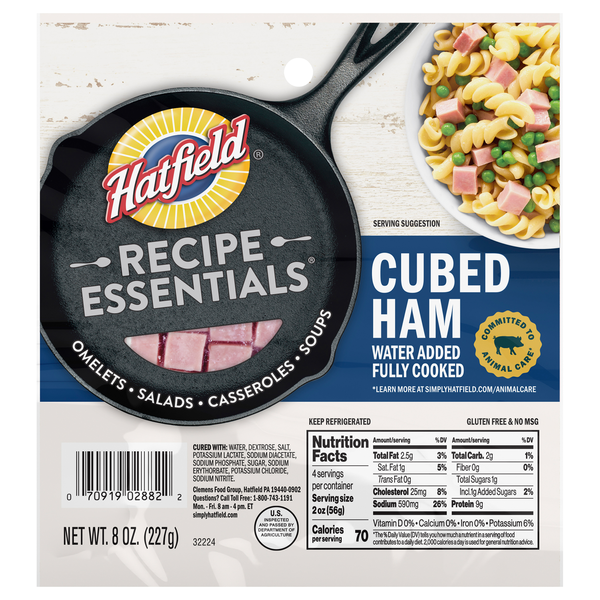 Save on Hatfield Recipe Essentials Cubed Ham Order Online Delivery | GIANT