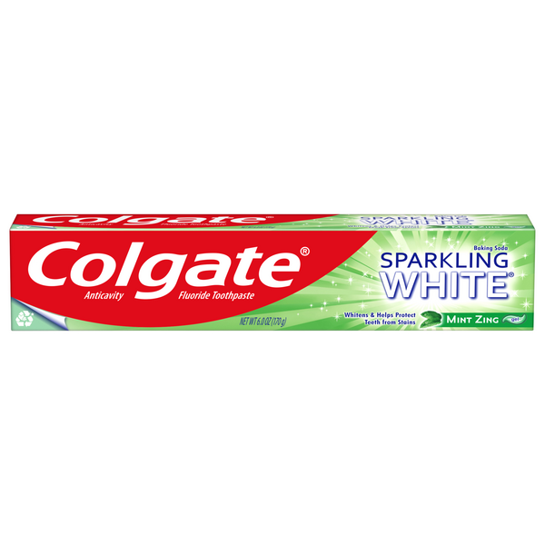 Save on Colgate Sparkling White Whitening Toothpaste Mint Zing Order ...