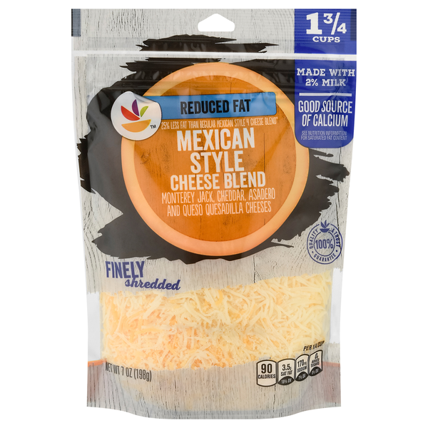 Save on Giant Reduced Fat Finely Shredded Mexican Style 4 Cheese Blend ...