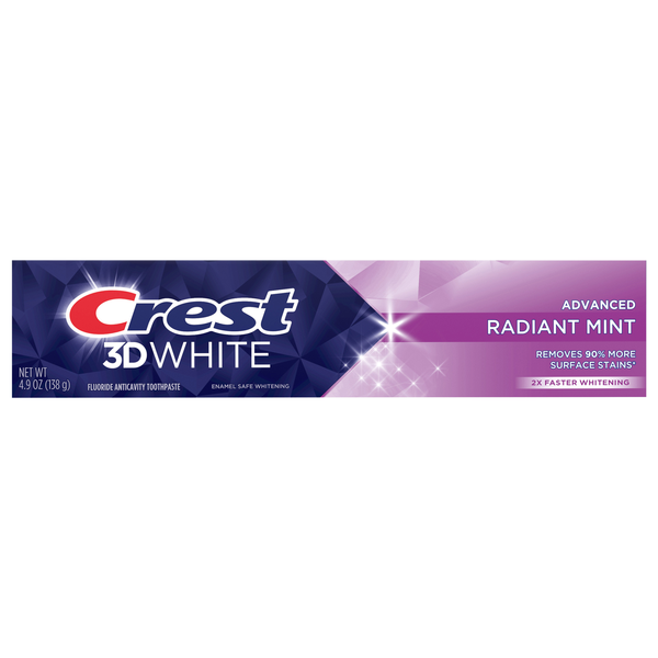 Save on Crest 3D White Advanced Fluoride Anticavity Toothpaste Radiant Mint Order Online ...