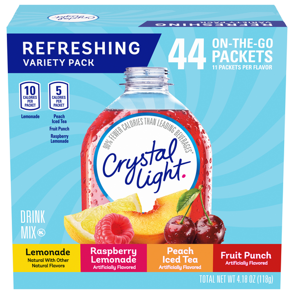 Save on Crystal Light On The Go Packets Drink Mix Refreshing Variety ...