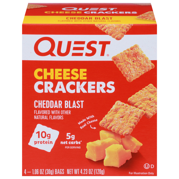 Save On Quest Cheese Crackers Cheddar Blast 4 Ct Order Online Delivery Giant