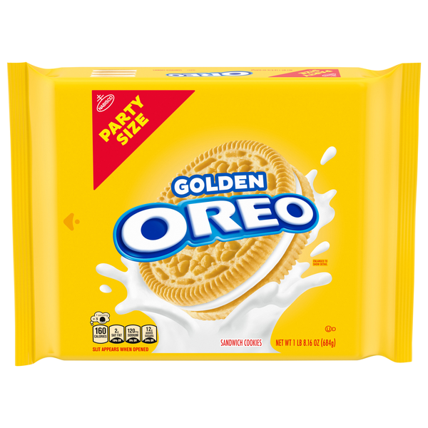 Save on OREO Golden Sandwich Cookies Party Size Order Online Delivery | GIANT