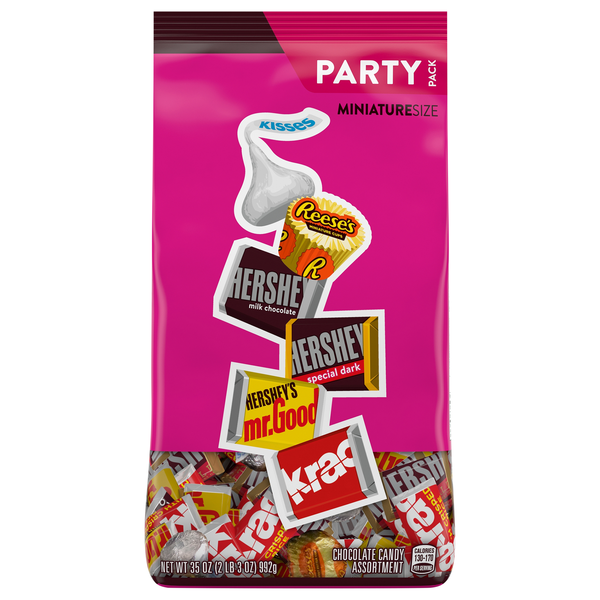 Save on Hershey's Chocolate Candy Assortment Miniature Size Party Pack ...
