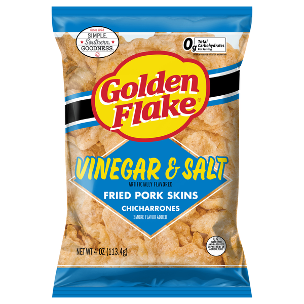 Save on Golden Flake Vinegar & Salt Fried Pork Skins Order Online ...