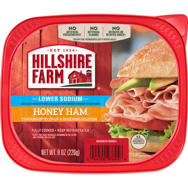 Save on Hillshire Farm Lower Sodium Sliced Honey Ham Order Online ...
