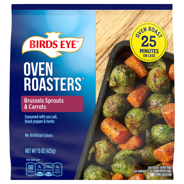 Save on Birds Eye Oven Roasters Seasoned Brussels Sprouts & Carrots ...