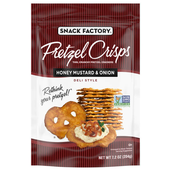 Save on Snack Factory Deli Style Honey Mustard & Onion Flavored Pretzel ...