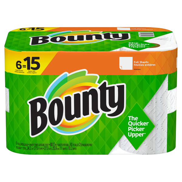 Save On Bounty Full Sheet Paper Towels Double Plus Rolls 2 Ply White Order Online Delivery GIANT save-on-bounty-full-sheet-paper-towels-double-plus-rolls-2-ply-white-order-online-delivery-giant