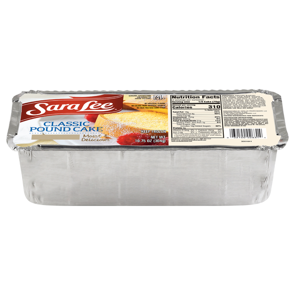 Save on Sara Lee Classic Pound Cake Frozen Order Online Delivery | Giant