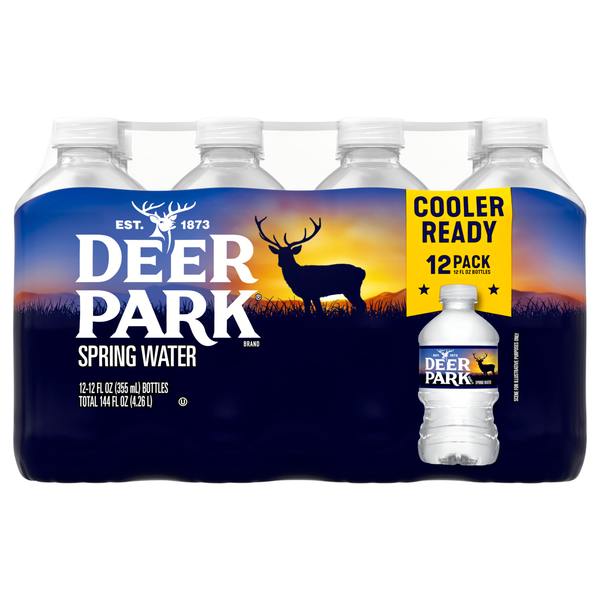Save on Deer Park 100% Natural Spring Water - 12 pk Order Online ...