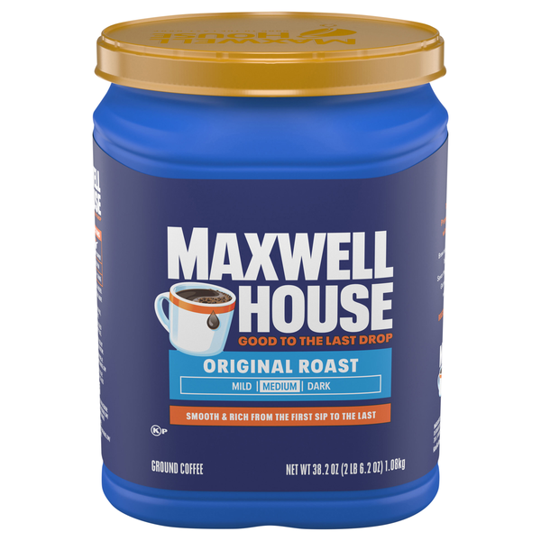 Save on Maxwell House Original Medium Roast Ground Coffee Order Online ...