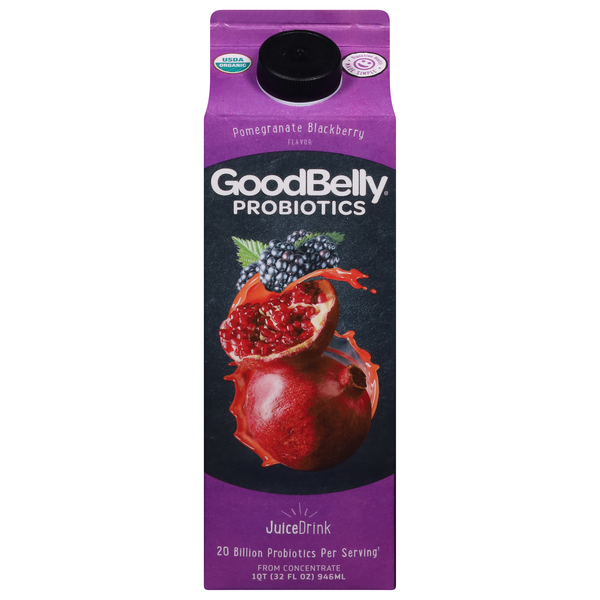 Save on GoodBelly Probiotics Organic Pomegranate Blackberry Juice Drink ...