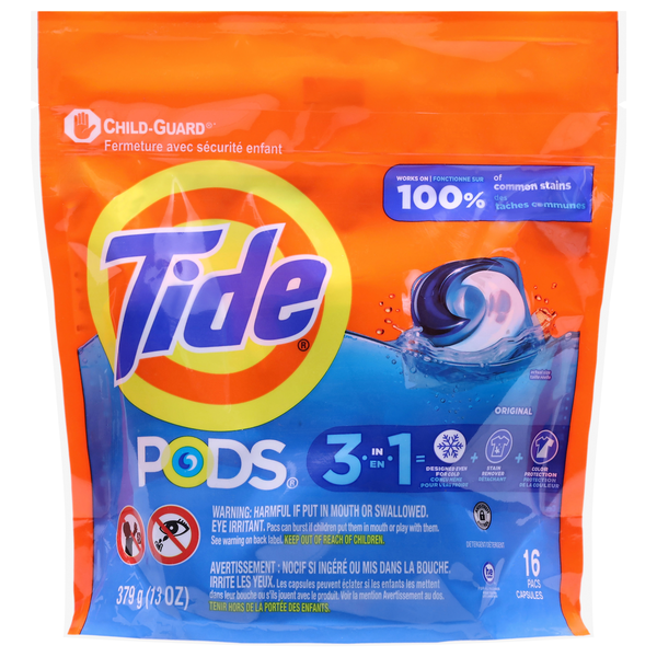 Save on Tide Pods 3-in-1 Original Laundry Detergent Pacs Order Online ...