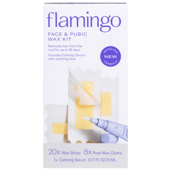 Save on Flamingo Face & Pubic Wax Kit Order Online Delivery | Giant